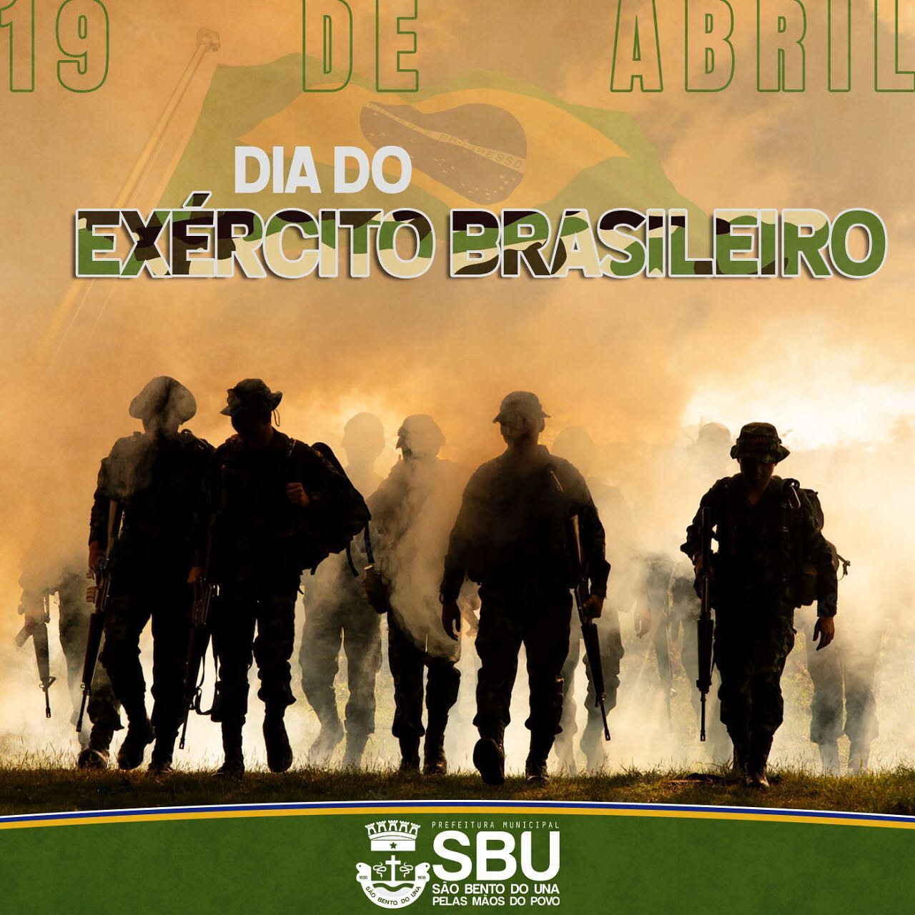19 de Abril – Dia do Exército Brasileiro – Prefeitura de São Bento do ...